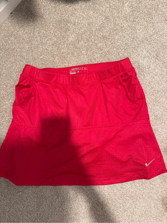Nike | Skirts | Nike Womens Bright Redish Pink Dotted Athletic Golf ...